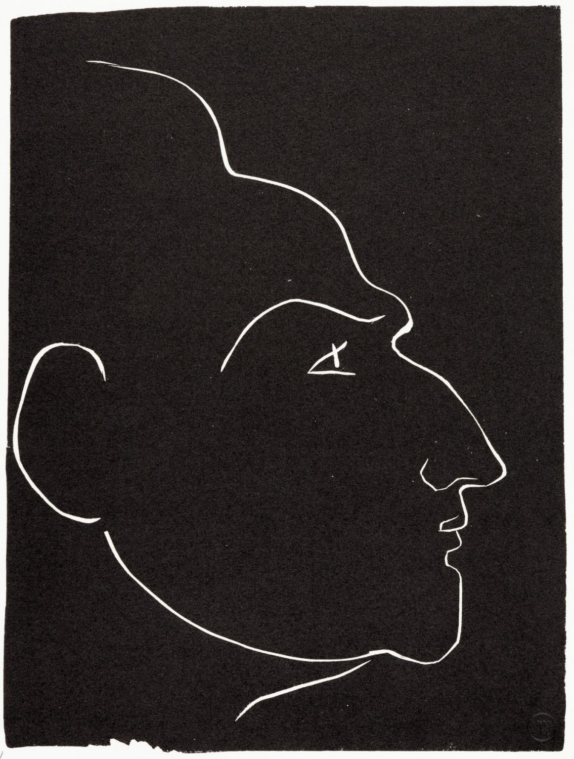 Henri Matisse Linocut: . . . Et il faudra mourir sans avoir tué le vent ...