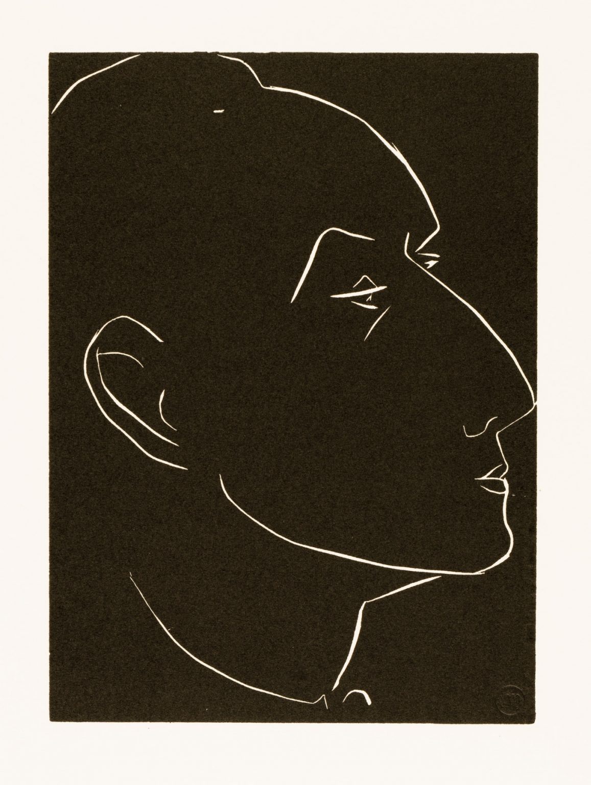 Henri Matisse linocut: . . . Et il faudra mourir sans avoir tué le vent ...