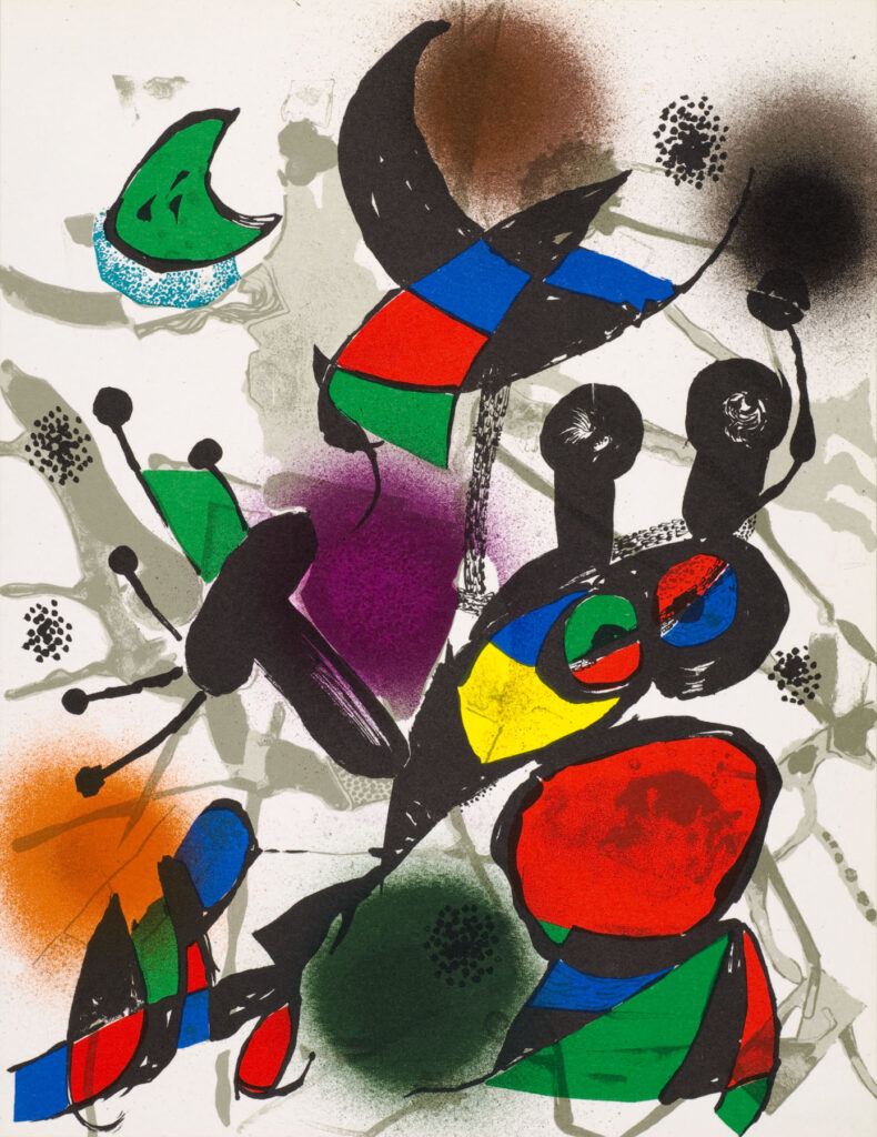Joan Miró Lithograph: Untitled from Joan Miró Lithographes III ...